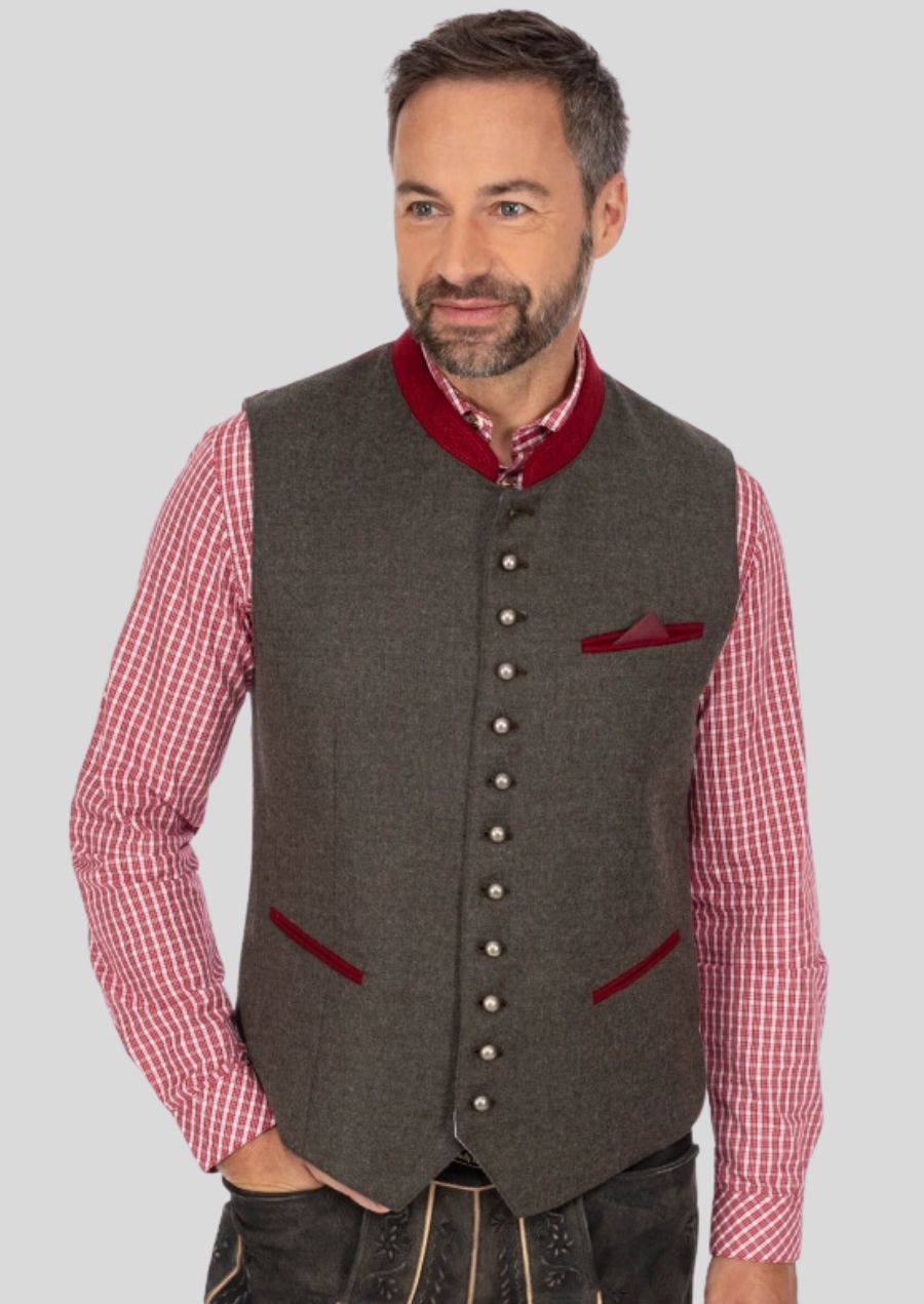 Buy Authentic Trachten Vest | Oktoberfest & Bavarian Style ...