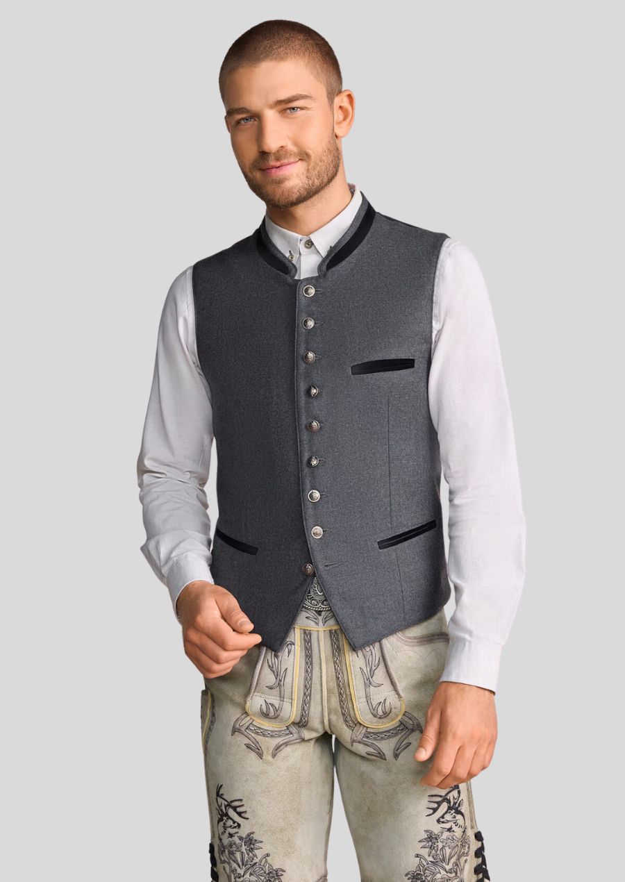 Buy Authentic Trachten Vest | Oktoberfest & Bavarian Style ...
