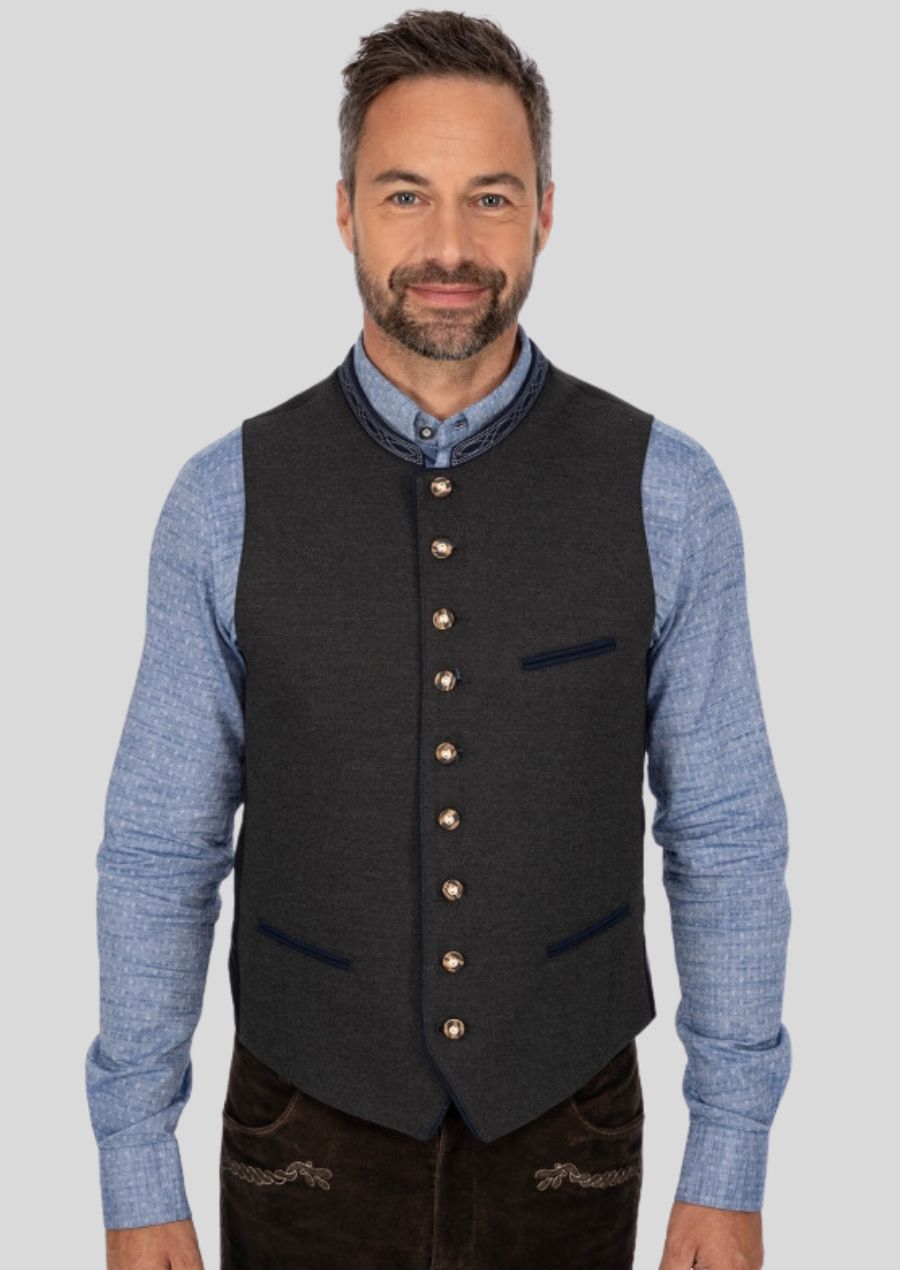 Buy Authentic Trachten Vest | Oktoberfest & Bavarian Style ...